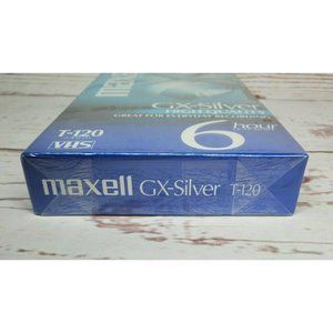 Maxell | Media | Maxell Gxsilver 6 Hours T2 Vhs Blank Tape Brand New ...
